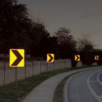 LED Dynamic Curve Warning System - Traffic Safety Supply Company