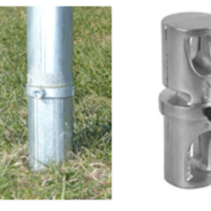 Snap'N Safe In-Ground Coupler for Round Posts - Traffic Safety Supply ...
