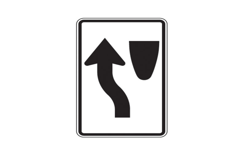 Keep Left Sign R4-8 - Traffic Safety Supply Company