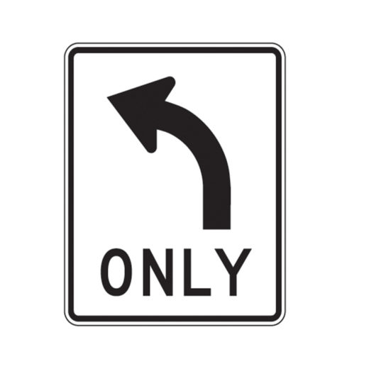 Right Turn Only Sign R3-5R - Traffic Safety Supply Company