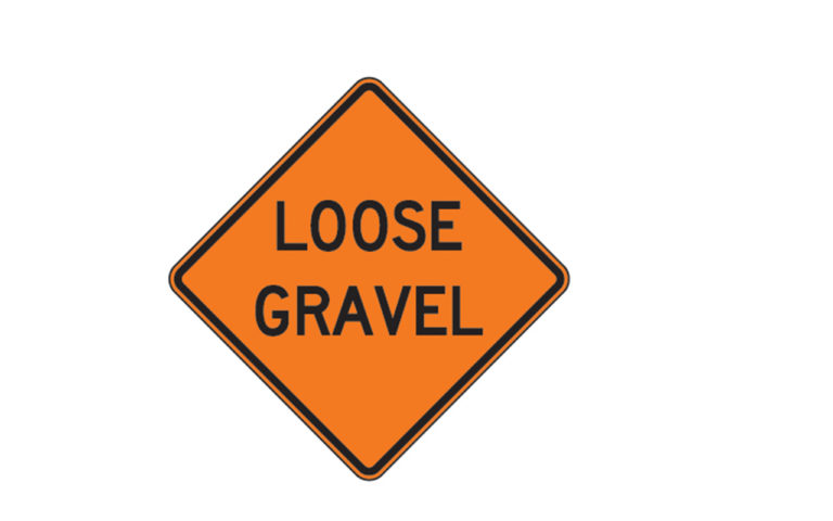 Loose Gravel Sign W8-7 - Traffic Safety Supply Company