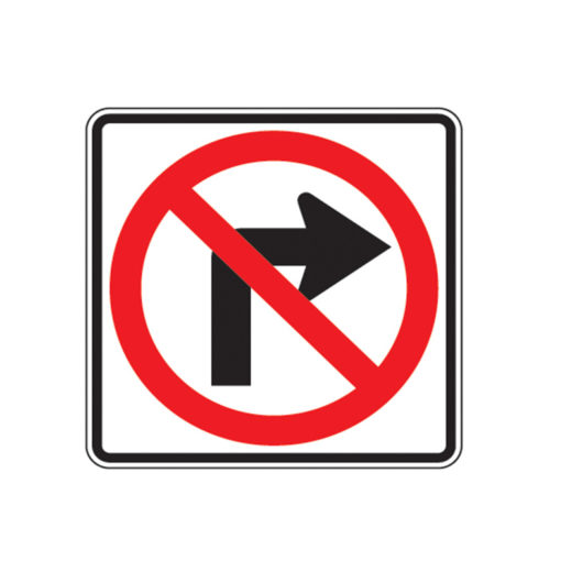 U Turn Yield to Right Turn Sign R10-16 - Traffic Safety Supply Company