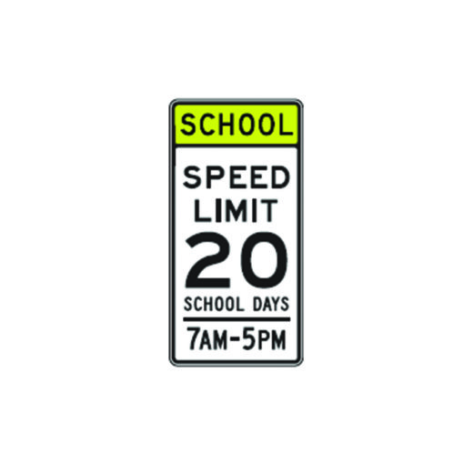 School Speed Limit School Days Sign S5-1a - Traffic Safety Supply Company