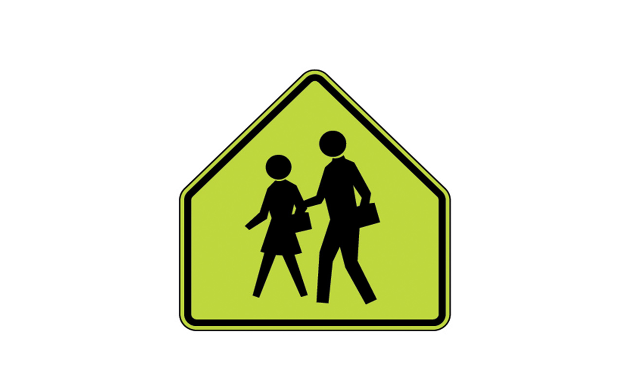 School Crossing Sign S1-1 - Traffic Safety Supply Company