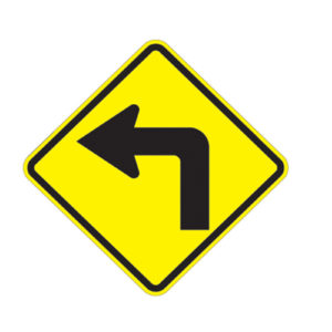 Sharp Right Turn Sign W1-1R - Traffic Safety Supply Company