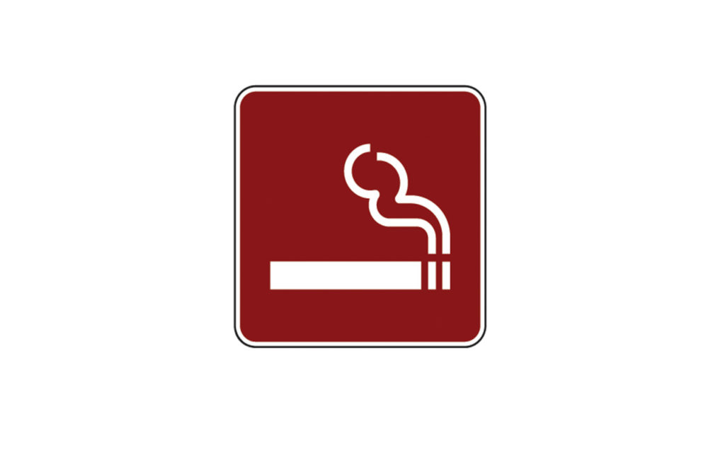 Smoking Sign RS-002 - Traffic Safety Supply Company