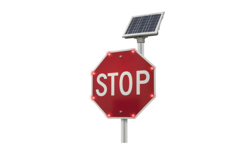 LED Stop BlinkerSign - R1-1 - Traffic Safety Supply Company