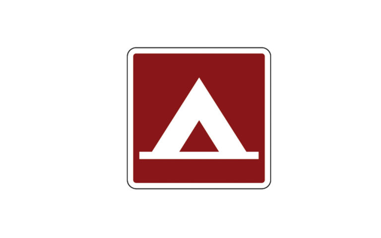 Tent Camping Sign RM-010 - Traffic Safety Supply Company