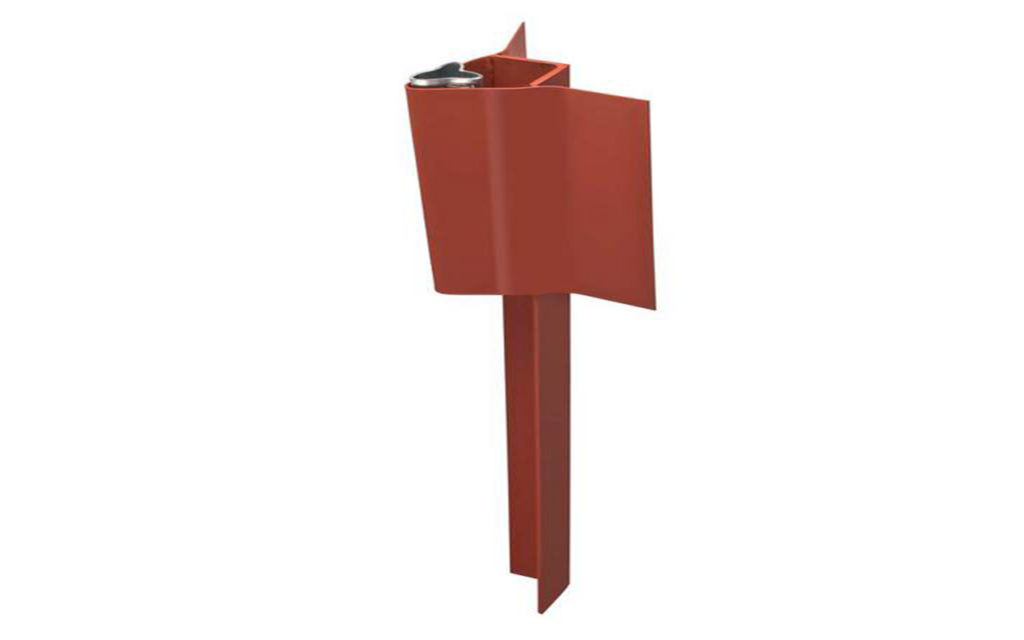 V-Loc® Post Anchor for Round 2 3/8" Posts- Loose Soil - Traffic Safety ...