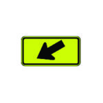 School Arrow Sign W16-7P - Traffic Safety Supply Company