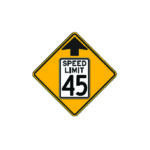 Speed Limit Ahead Sign W3-5 - Traffic Safety Supply Company