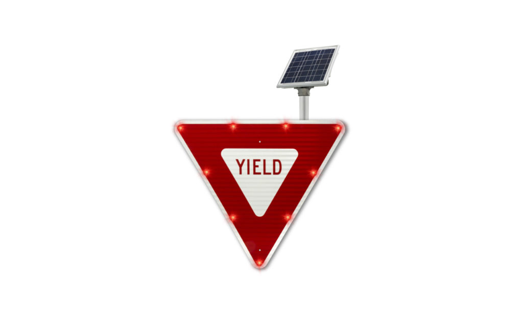 LED Yield BlinkerSign - R1-2 - Traffic Safety Supply Company