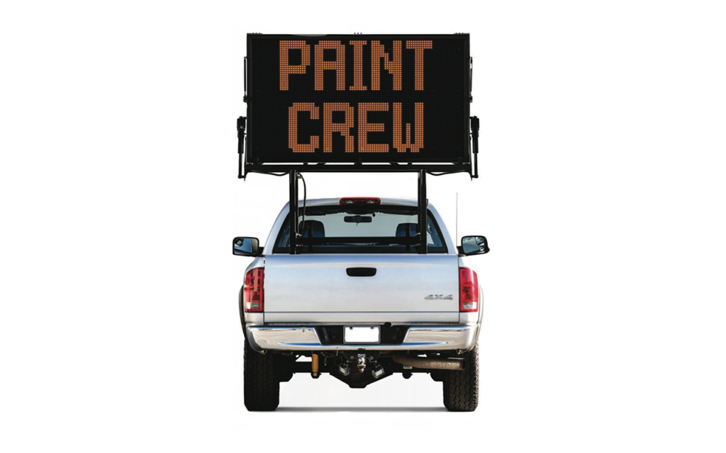 Truck-Mount VMS Full-Matrix Variable Message Sign - Traffic Safety ...