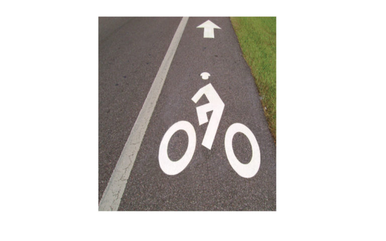 Bike Lane Marking with Vizigrip - Traffic Safety Supply Company