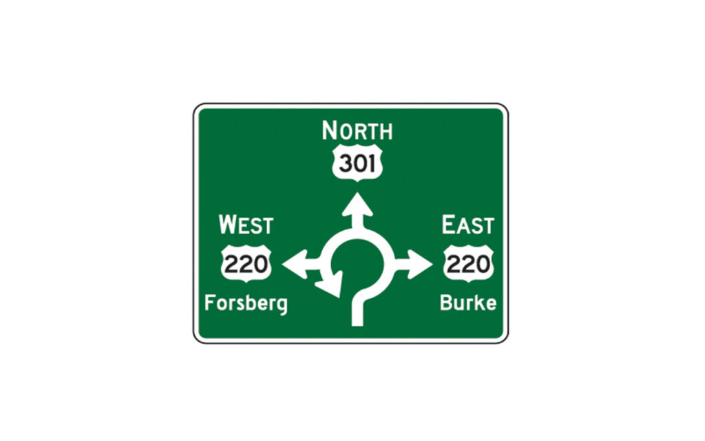 Destination Sign D1-5 - Traffic Safety Supply Company