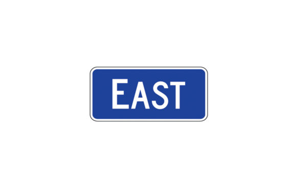East Directional Sign M3-2 (Interstate) - Traffic Safety Supply Company