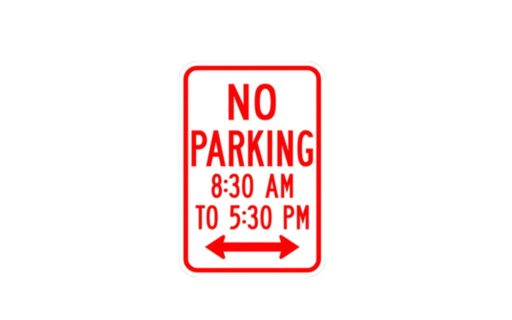 No Parking Between Hours R7-2 - Traffic Safety Supply Company