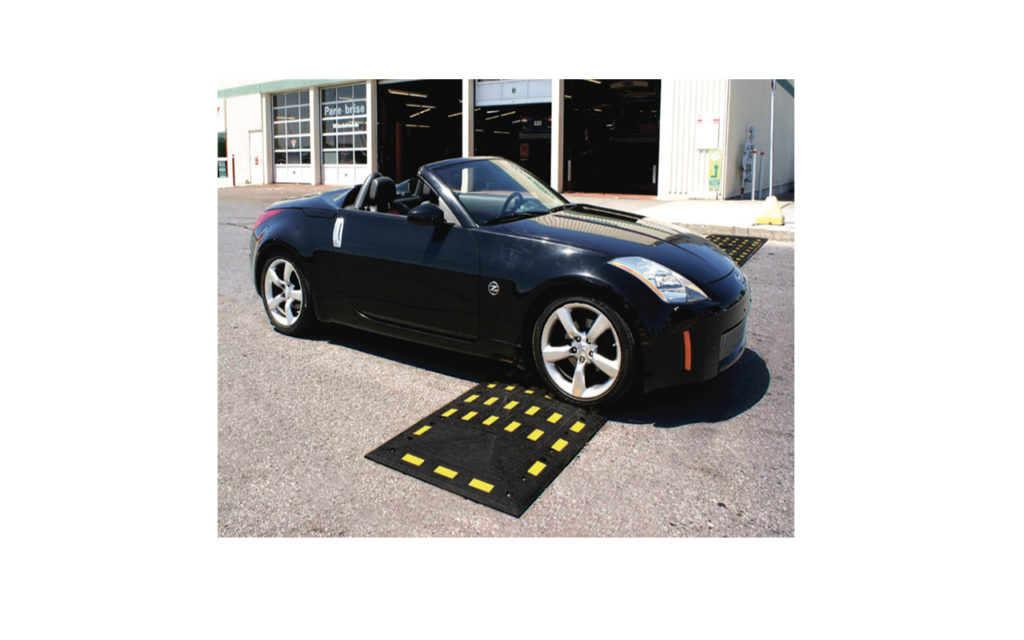 Recycled Rubber Mini Hump - Traffic Safety Supply Company