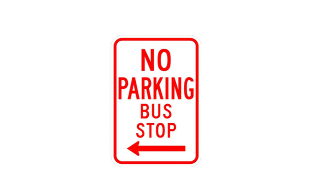 No Parking Bus Stop R7-7 - Traffic Safety Supply Company