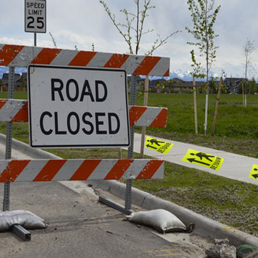 On-Ground Pedestrian Guide Marker - Traffic Safety Supply Company