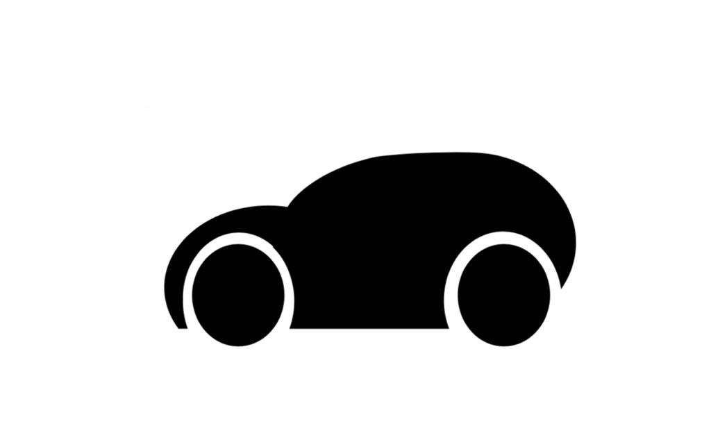 Compact Car Symbol Stencil - Traffic Safety Supply Company