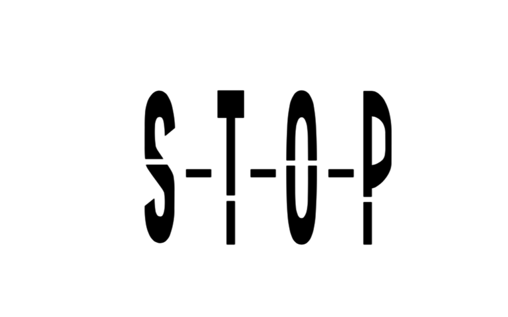 S-T-O-P Stencil - Traffic Safety Supply Company