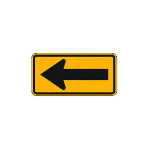 Direction Large Arrow Sign W1-6 - Traffic Safety Supply Company