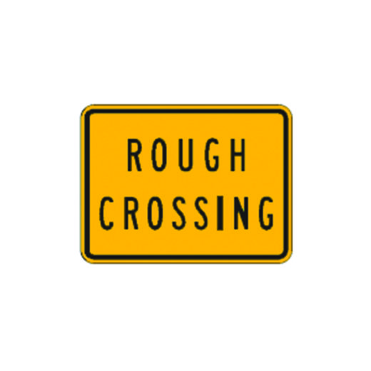 Rough Crossing (plaque) Sign W10-15P - Traffic Safety Supply Company