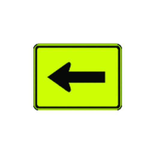 Supplemental Arrow (plaque) Left or Right Sign W16-5P - Traffic Safety ...