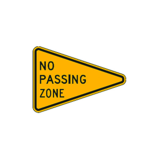 No Passing Zone Sign W14-3 - Traffic Safety Supply Company