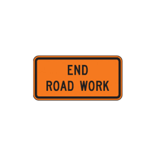 End Road Work Sign G20-2 - Traffic Safety Supply Company