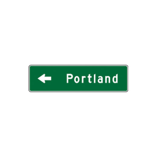 Destination Sign D1-1 - Traffic Safety Supply Company