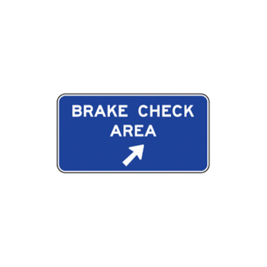 Brake Check Area Sign D5-14 - Traffic Safety Supply Company