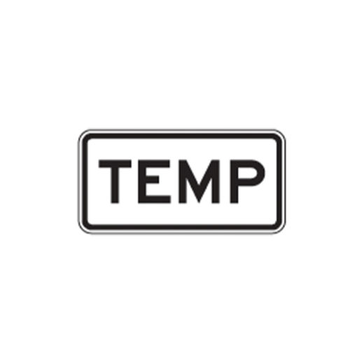 Temporary TEMP Sign M4-7a - Traffic Safety Supply Company