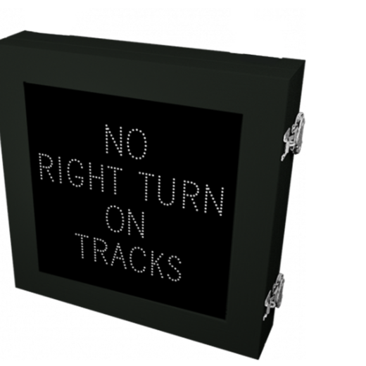 R3-1 No Right Turn LED Signal - Traffic Safety Supply Company