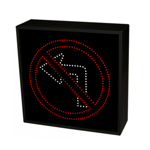 No Right Turn on Tracks Signal - Traffic Safety Supply Company