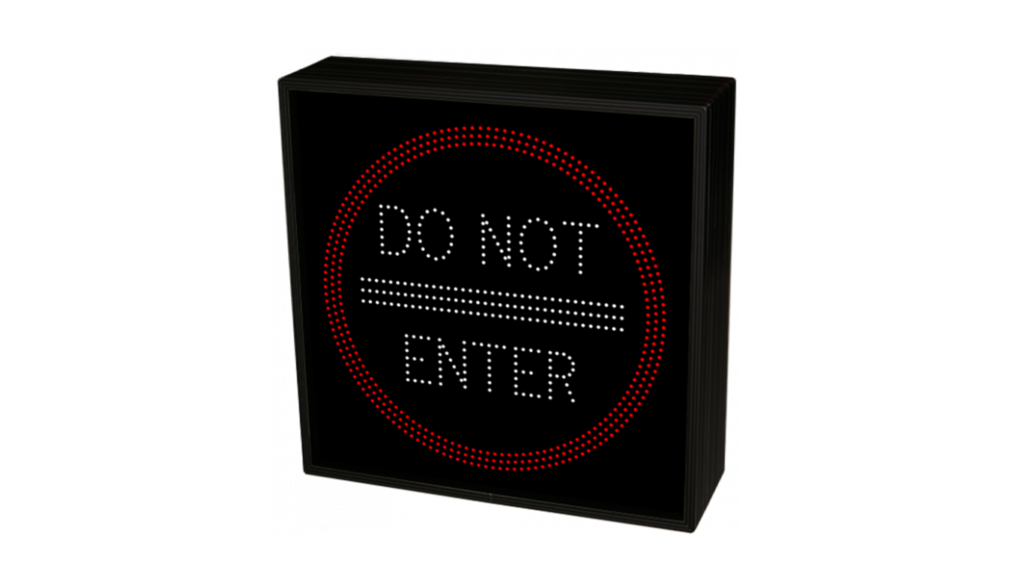 R5-1 Do Not Enter LED Signal - Traffic Safety Supply Company
