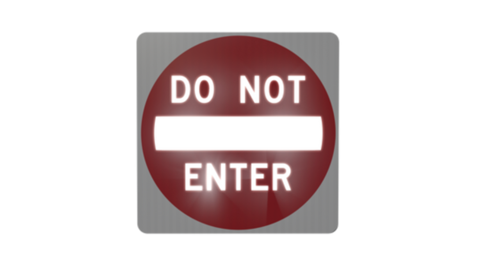 LegendViz Do Not Enter Sign - Traffic Safety Supply Company