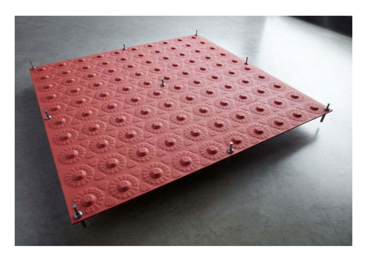 Galvanized Steel ADA Detectable Warning Tile - Traffic Safety Supply ...