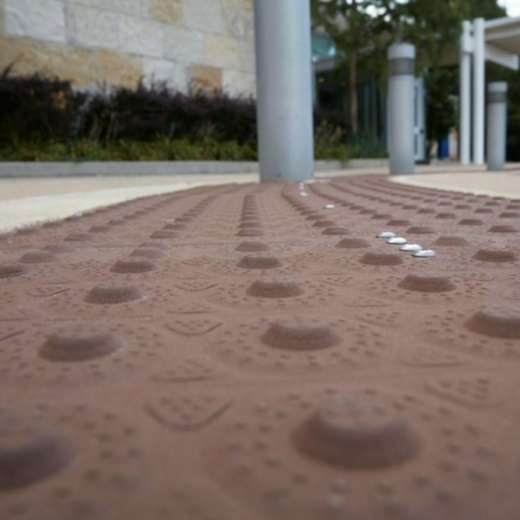 Galvanized Steel ADA Detectable Warning Tile - Traffic Safety Supply ...